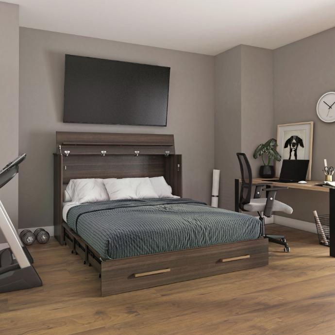 Lit Cabinet TRIADE | Lit cabinet pour gain d'espace | SUA-V